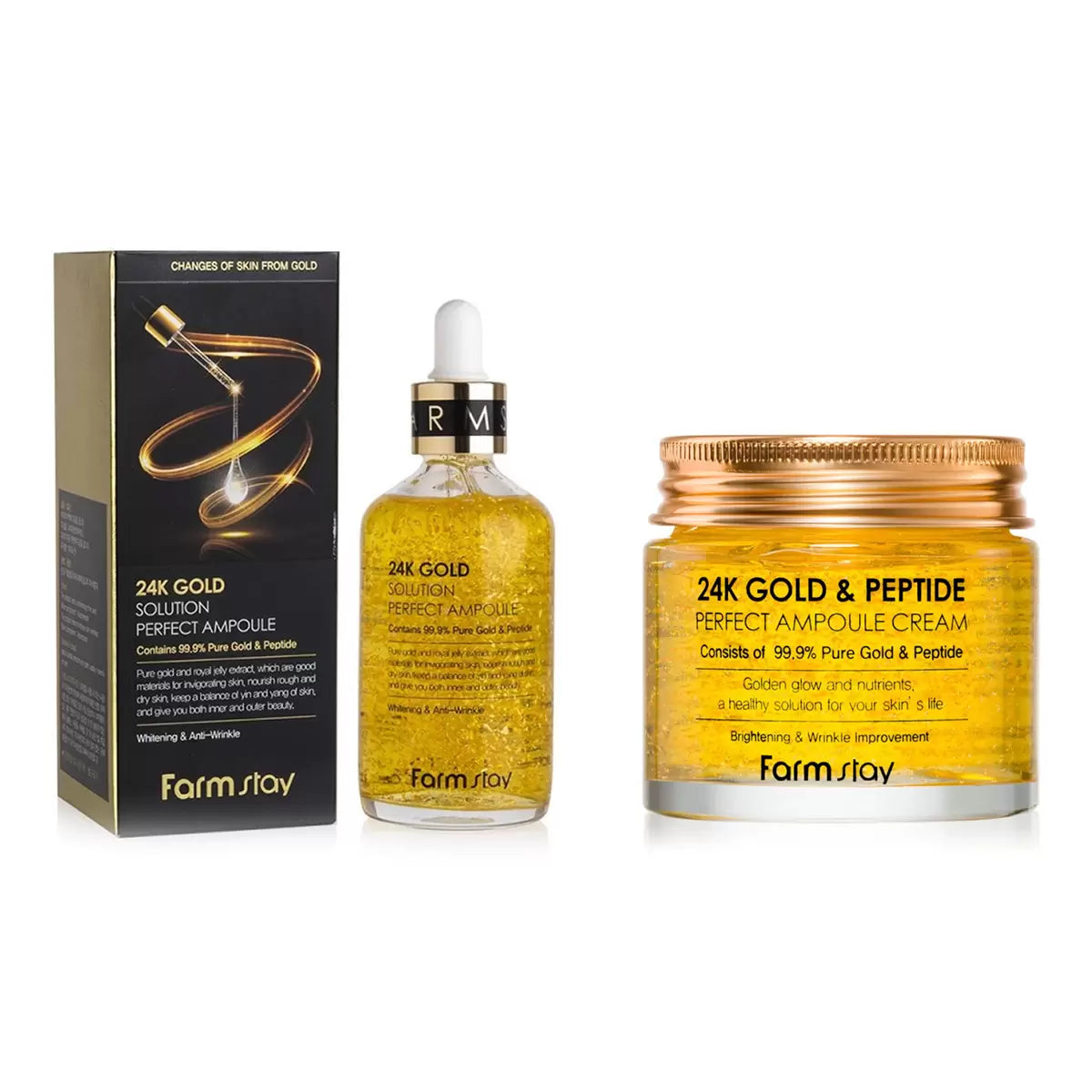 Korean Skincare - Farm Stay 24K Gold Solution Perfect Cream 80ml – The ...