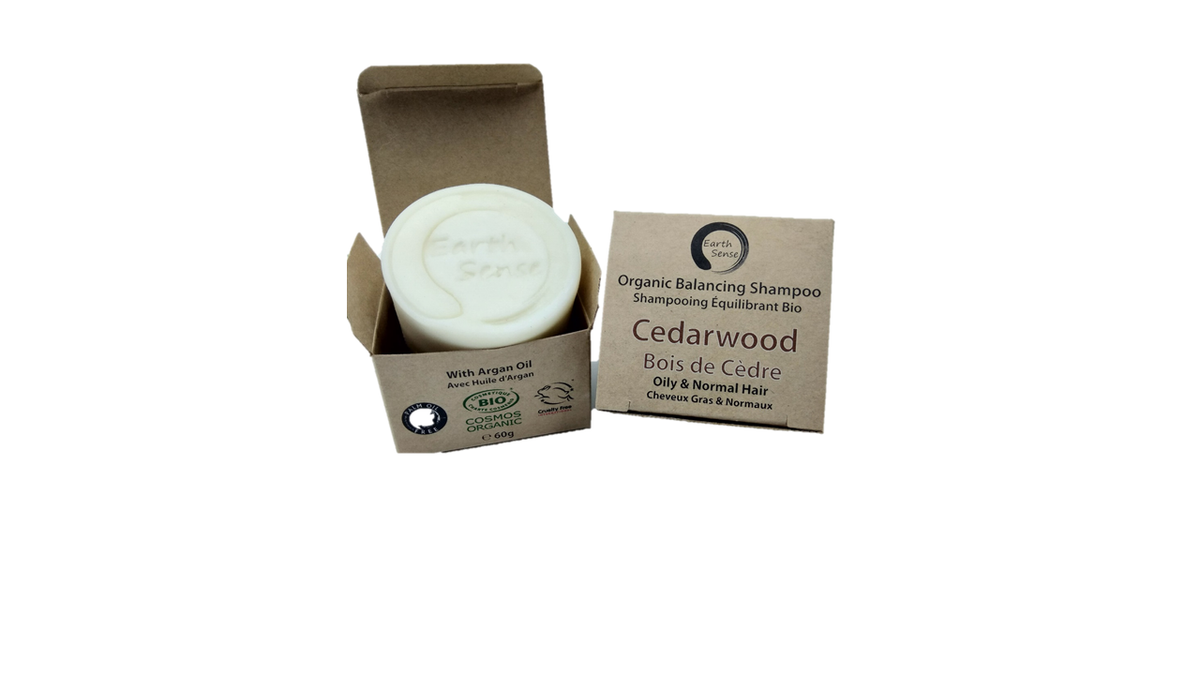 Organic Solid Shampoo - Cedarwood - Oily Hair Type – The Positive Company